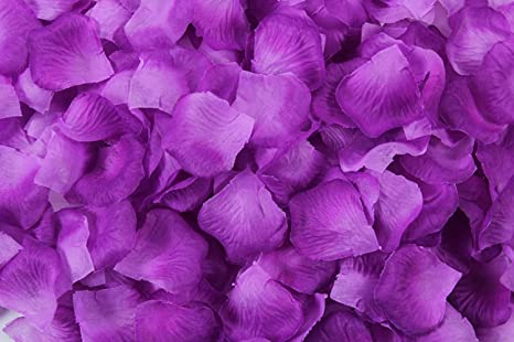 Deep and Light Purple Rose Petals - Akadi Candles