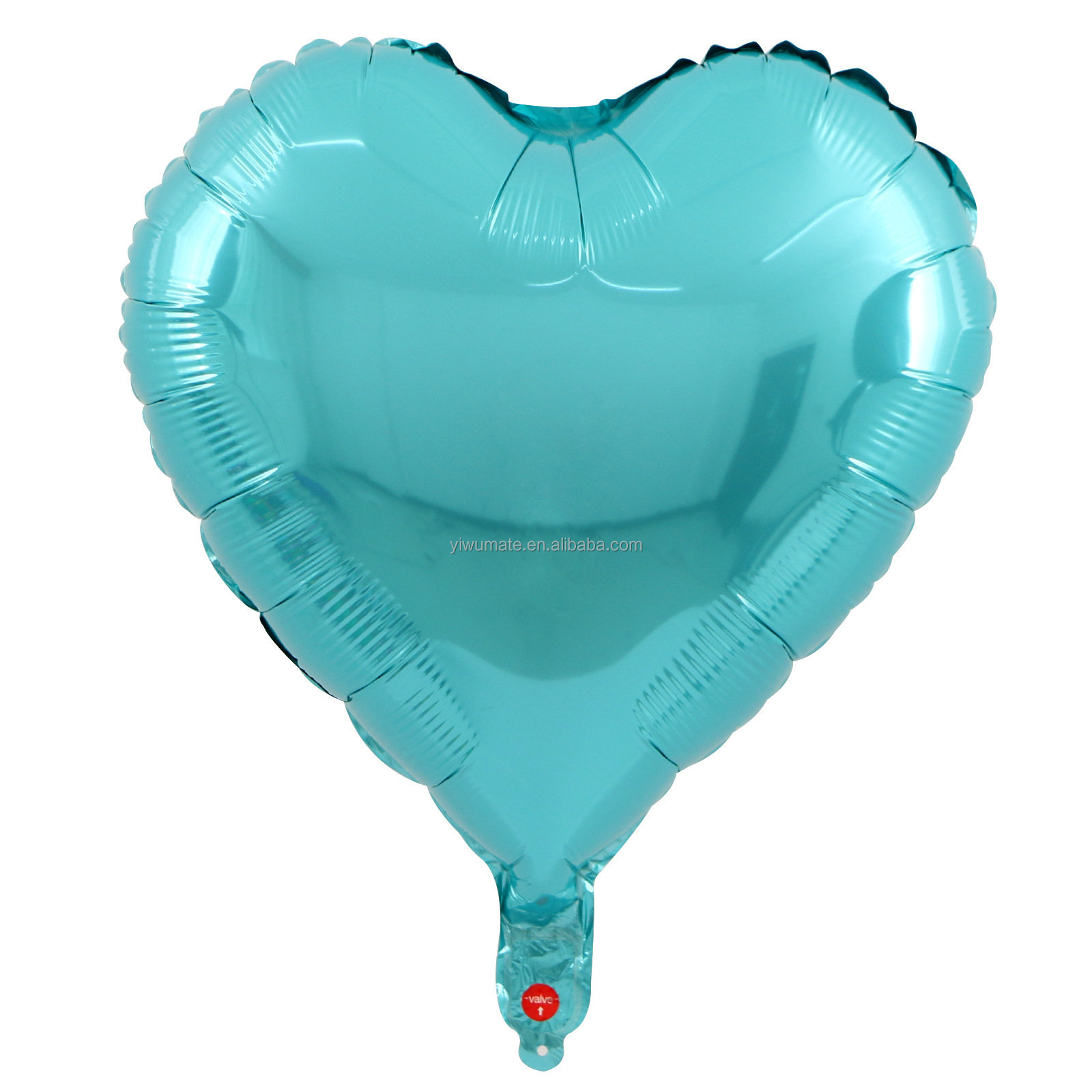 18" Tiffany Blue Foil Love Heart Balloon - Akadi Candles